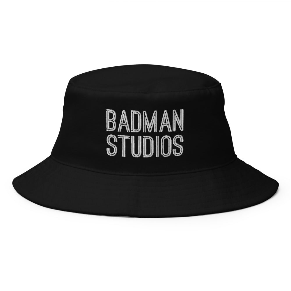 Original Font Bucket Hat | Black – Badman Studios Shop